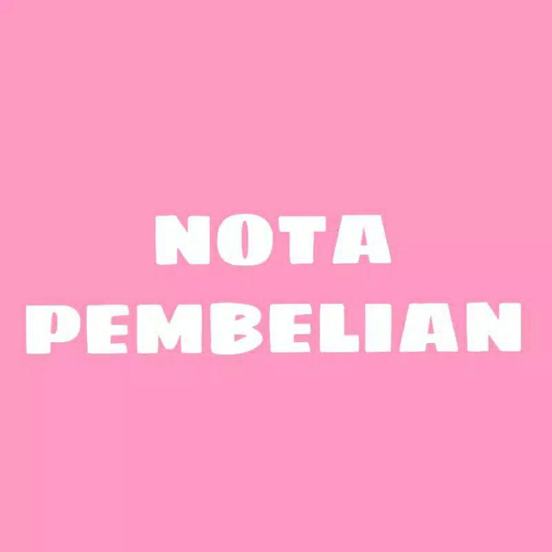 Jual NOTA CUSTOMER (Grab/gosend) | Shopee Indonesia