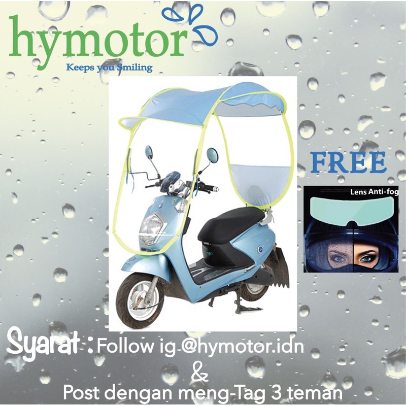 Jual Payung Motor Hymotor Kanopi Motor Atap Motor Pelindung motor hujan ...