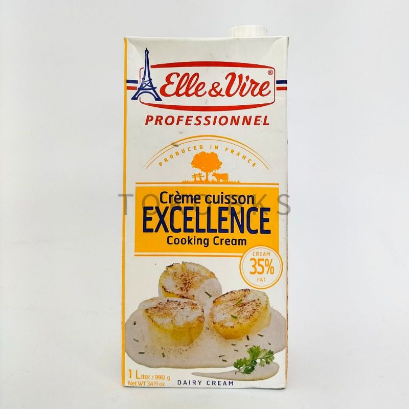 Jual ELLE AND VIRE COOKING CREAM EXCELLENCE 1L | Shopee Indonesia