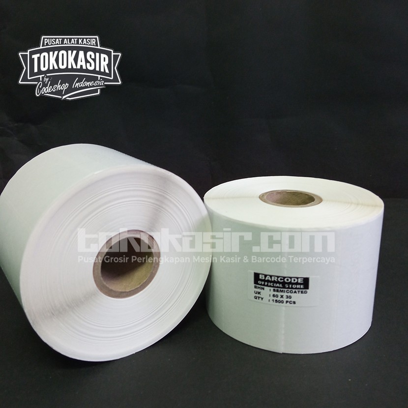 Jual KERTAS BARCODE 60X30 LABEL HARGA STIKER EKSPEDISI | Shopee Indonesia
