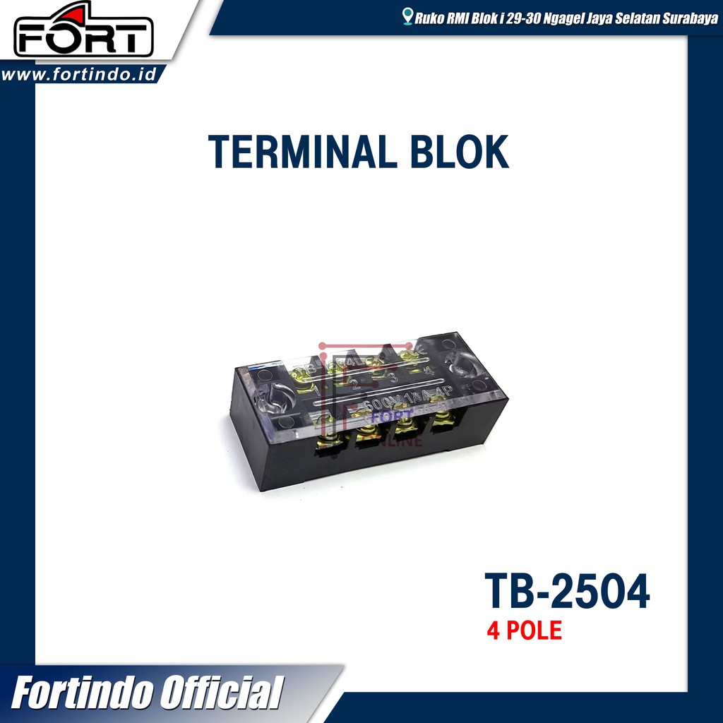 Jual Terminal TB STB 2504 - 25 Ampere merk FORT | Shopee Indonesia