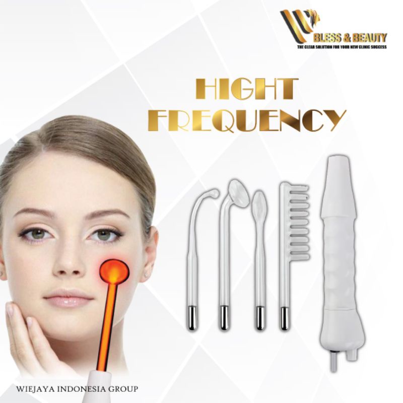 Jual Alat Hf Facial Portable Mengencangkan Kulit Penuaan High Frequency ...
