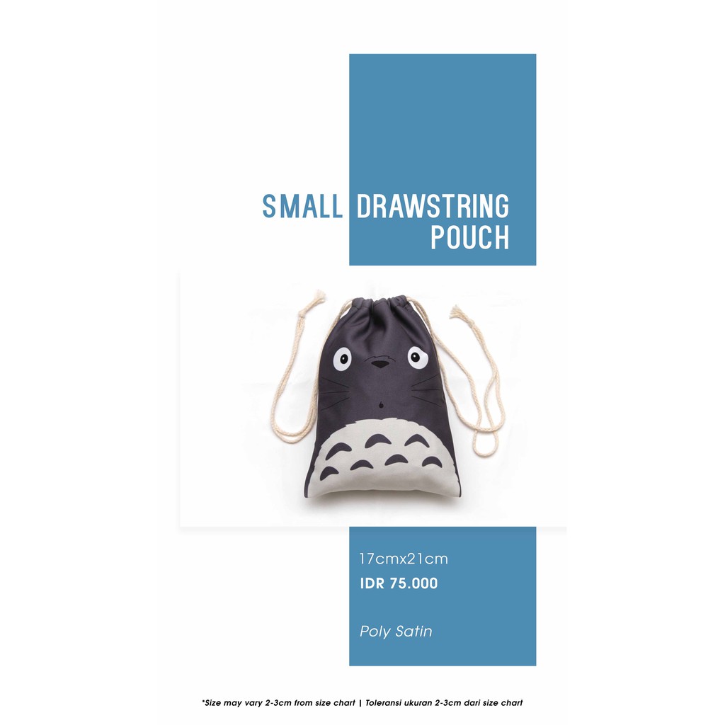 Jual Small & Large Drawstring Pouch (PO/Custom) | Shopee Indonesia
