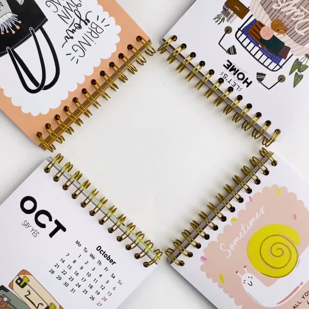 Jual Calendar Meja A6 2025 - Ukuran A6 - Kalender Meja Aesthetic ...