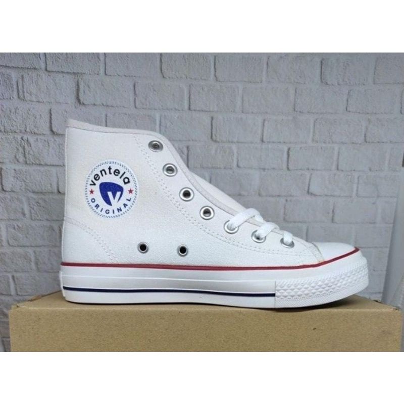 Jual Ventela Ethnic High White Original Sepatu Ventella 70s Ethnic All ...