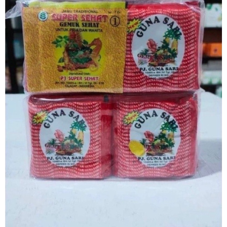 Jual JAMU GUNA SARI GEMUK SEHAT 100% ORI (JAMU TRADISIONAL) | Shopee ...
