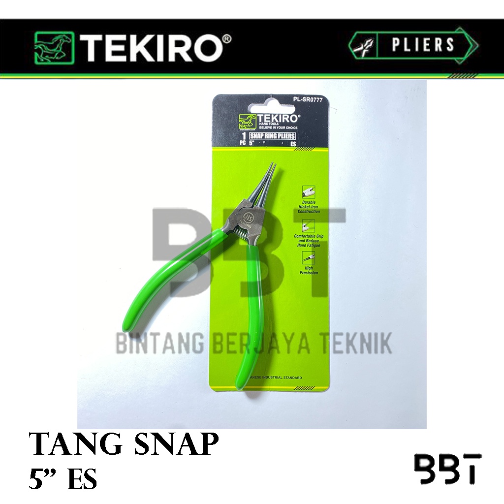 Jual Tekiro Tang Snap Ring ES 5" Lurus Buka / Tang Snapring / Tang ...