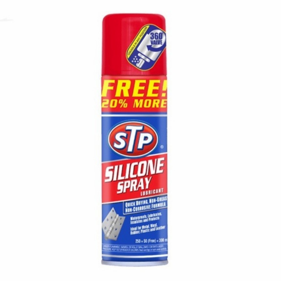 Jual STP Silicone Spray Lubricant Anti Karat Karet Mobil Power | Shopee ...