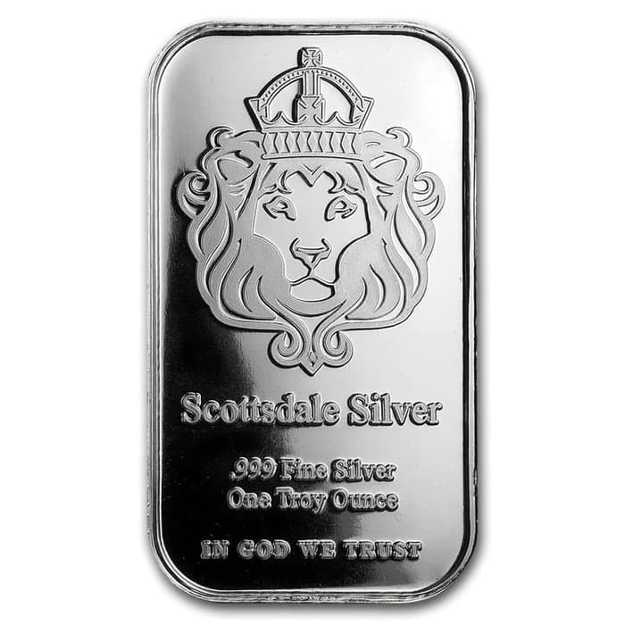Jual Perak Batangan Scottsdale 1 Oz Silver Bar | Shopee Indonesia