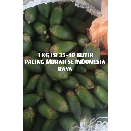 Jual 1kg Pinang muda isi 35 butir /pinang muda segar/jamu pinang muda ...