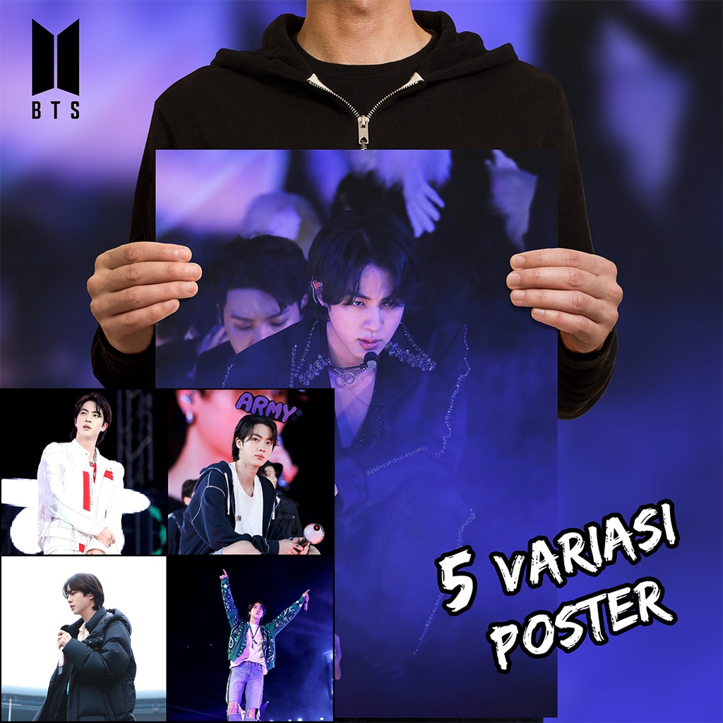 Jual Poster BTS JIN - PTD ON STAGE SEOUL Photo Sketch Size A3+ Ultra HD ...