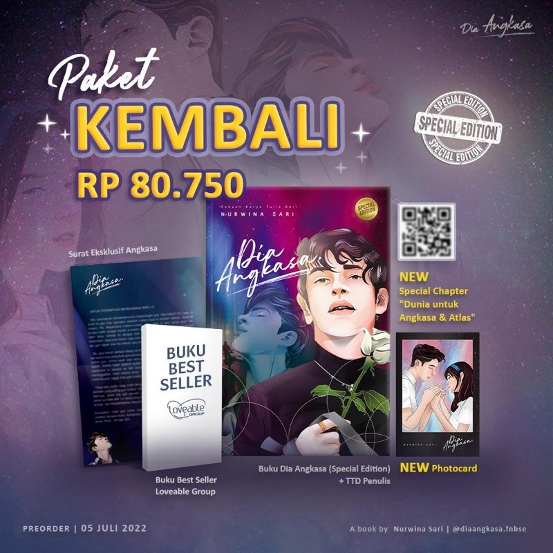 Jual Novel Dia Angkasa by Nurwina Sari | Shopee Indonesia