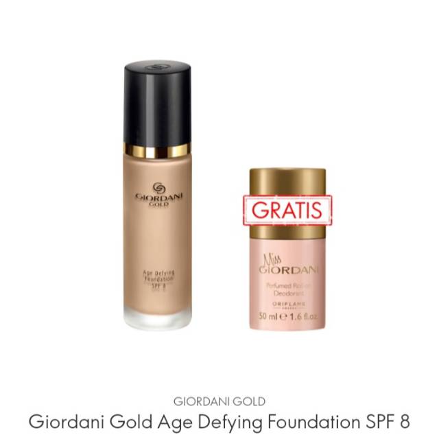 Jual Giordani Gold Age Defying Foundation SPF 8 | Shopee Indonesia