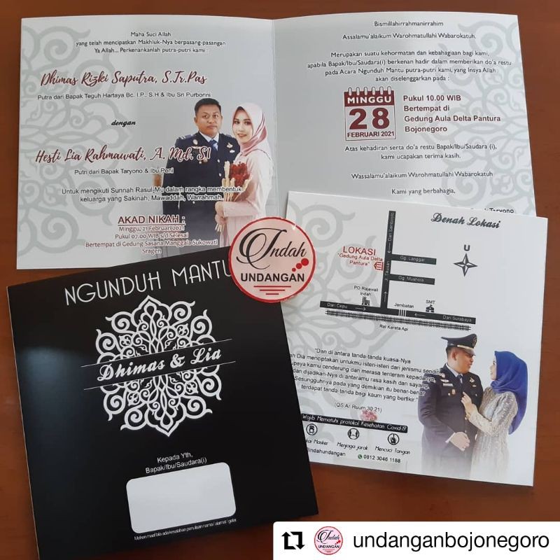 Jual Undangan Custom Sedang (Bisa jadi Cepat 2-3 Hari) | Shopee Indonesia