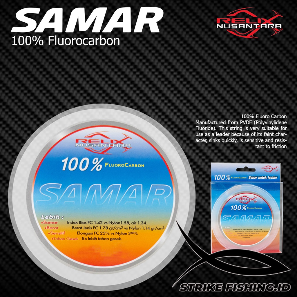 Jual SENAR SAMAR 100% FLUOROCARBON RELIX NUSANTARA | Shopee Indonesia