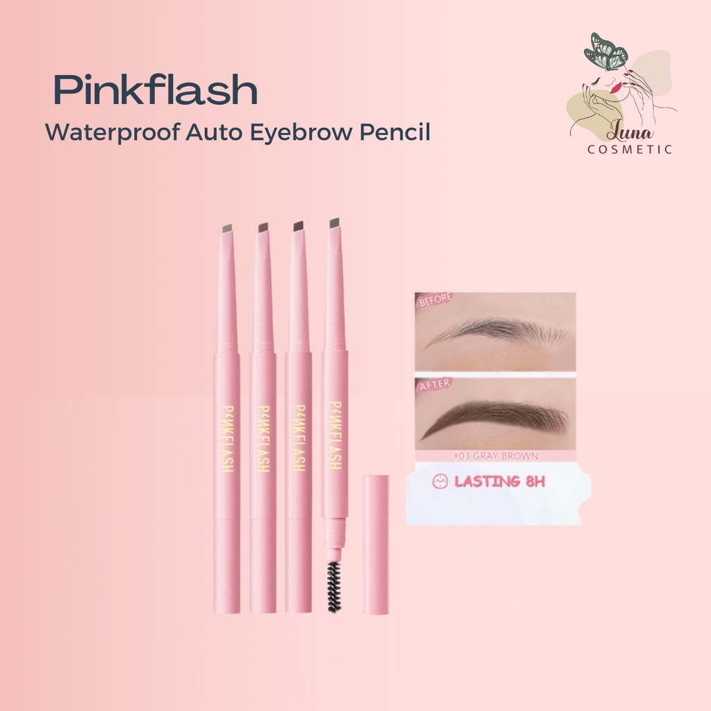 Jual PINKFLASH OhMyEmoji Automatic Eyebrow Pencil Tahan Air Pigmen ...