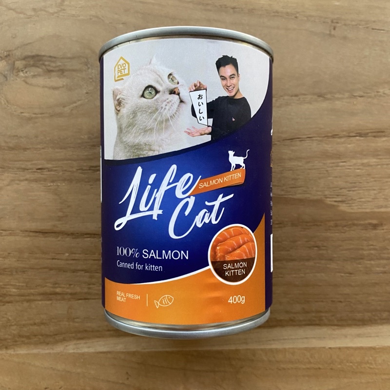 Jual Life Cat Kaleng Salmon Kitten & Adult 400gr | Makanan Kucing Basah ...