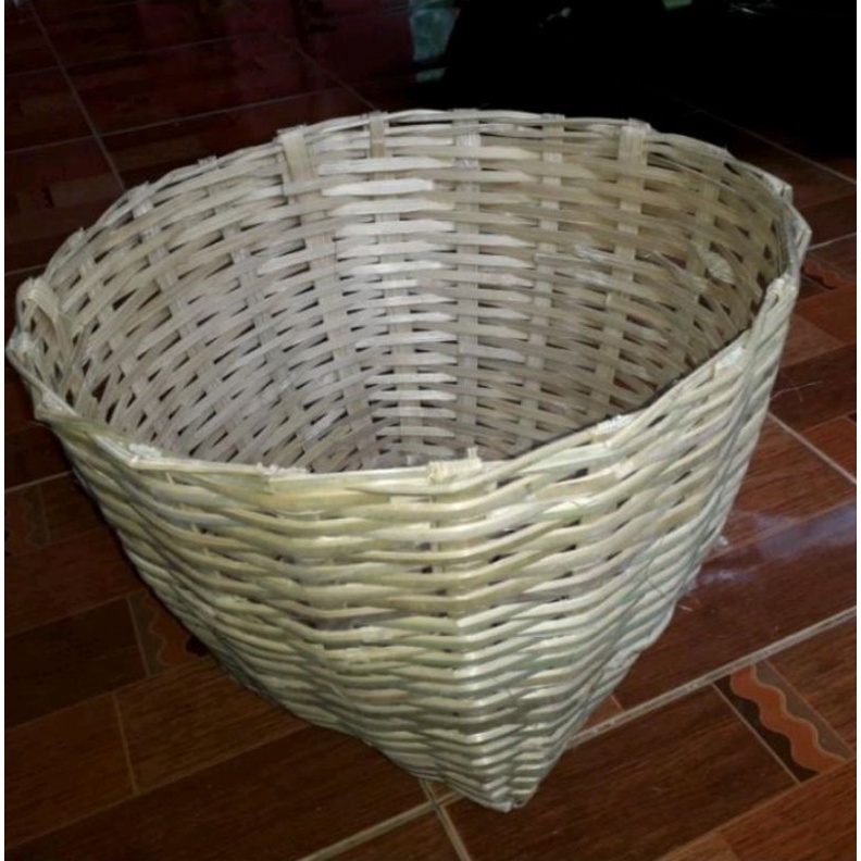 Jual Copo Keranjang bambu besar 45x40x30 cm untuk tempat sampah, jadul ...