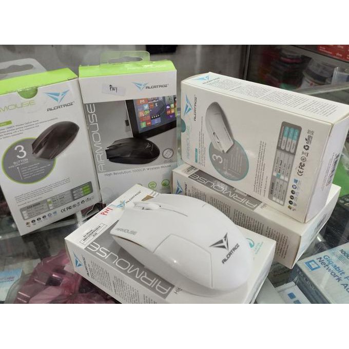 Jual Mouse Airmouse Alcatroz Wireless Power Logic - Putih Tknpr334 ...