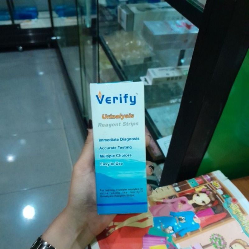 Jual Verify Urinalysis Reagent Strips | Shopee Indonesia Jual Verify Urinalysis Reagent Strips | Shopee Indonesia