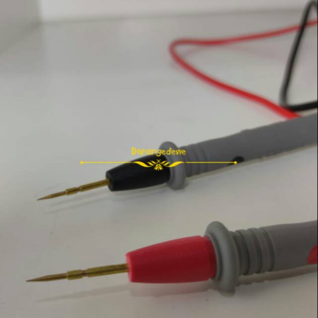 Jual Kabel Multimeter probe multitester avometer tebal abu abu lancip ...