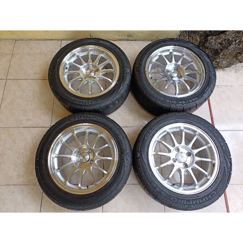 Jual Velg SSR Type F r15 set ban sx2 195/55 2022 | Shopee Indonesia