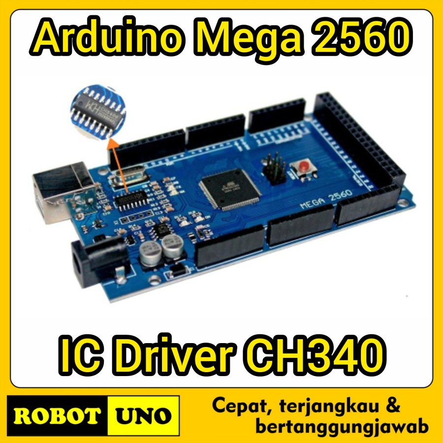 Jual Arduino Mega 2560 R3 CH340 Compatible Board | Shopee Indonesia