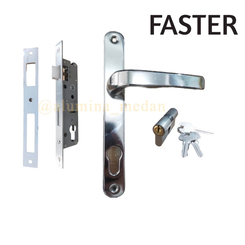Jual Kunci Set Handle pintu Orchard / Faster / Komplit Handle+Body ...