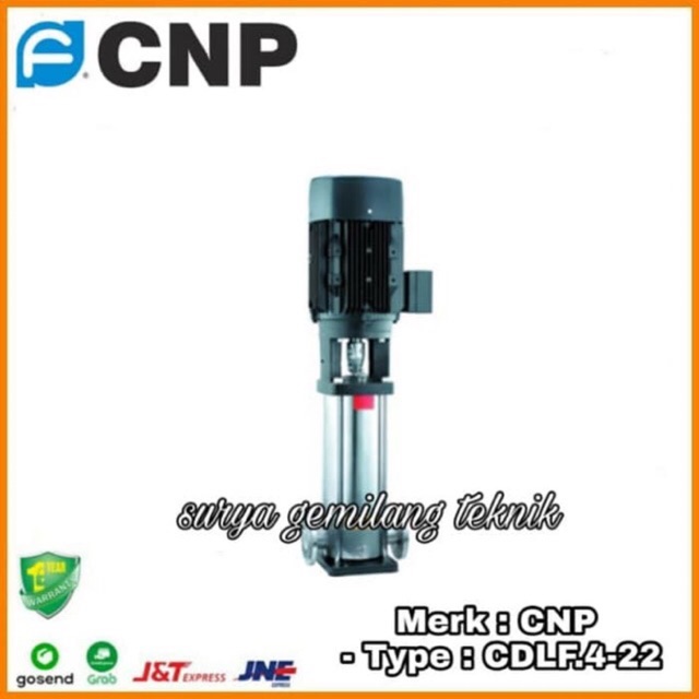 Jual Mesin Pompa Air CNP CDLF.4-22 4Kw Pompa Booster RO Dan Car Wash ...
