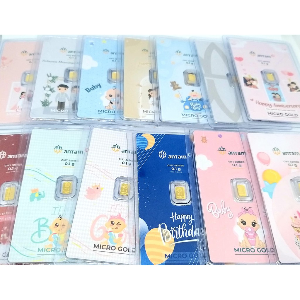 Jual LM MINI HRTA x ANTAM 0.10 GRAM, LOGAM MULIA MINI GOLD HARTADINATA ...