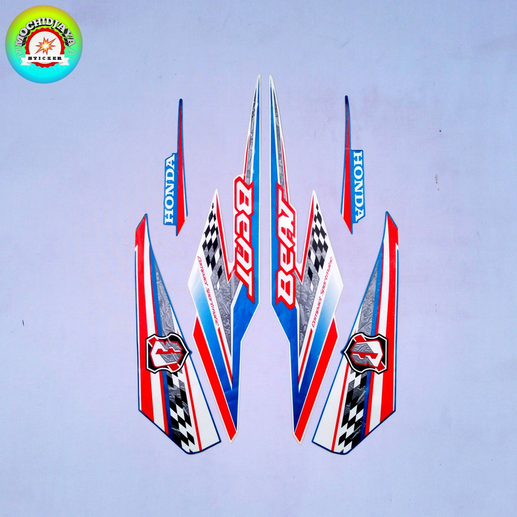 Jual STRIPING BEAT 2016 WARNA PUTIH BIRU CATUR TERLARIS TERBAIK (COD ...