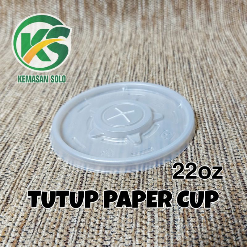 Jual Tutup Lid paper cup 16 oz & 22oz paper cup tutup gelas kertas ...