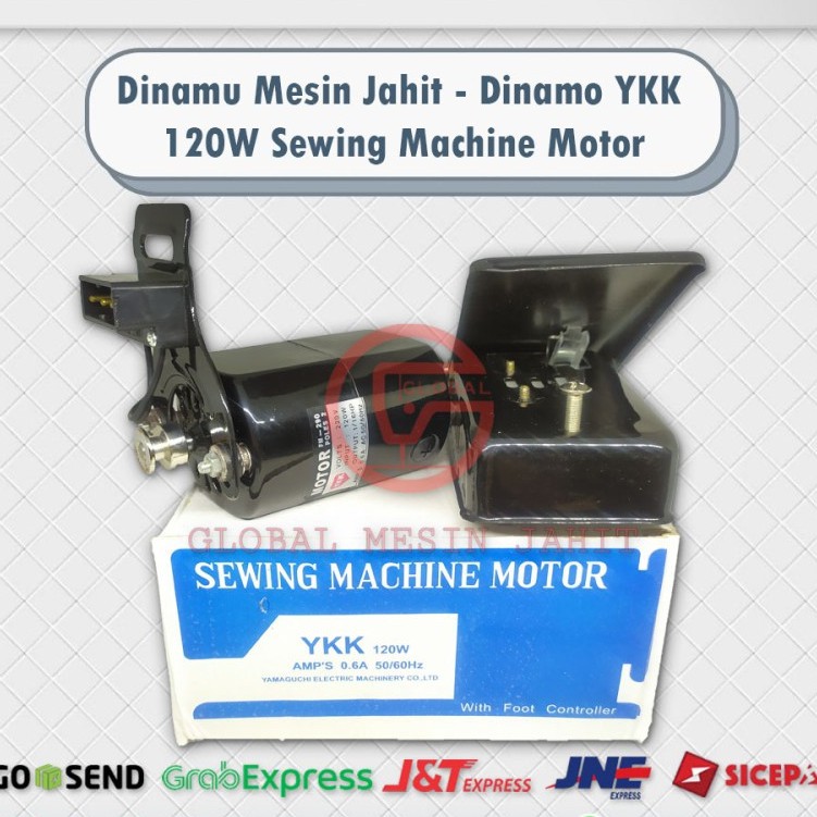 Jual Dinamu Mesin Jahit Kecil - Dinamo YKK 120W Sewing Machine Motor ...