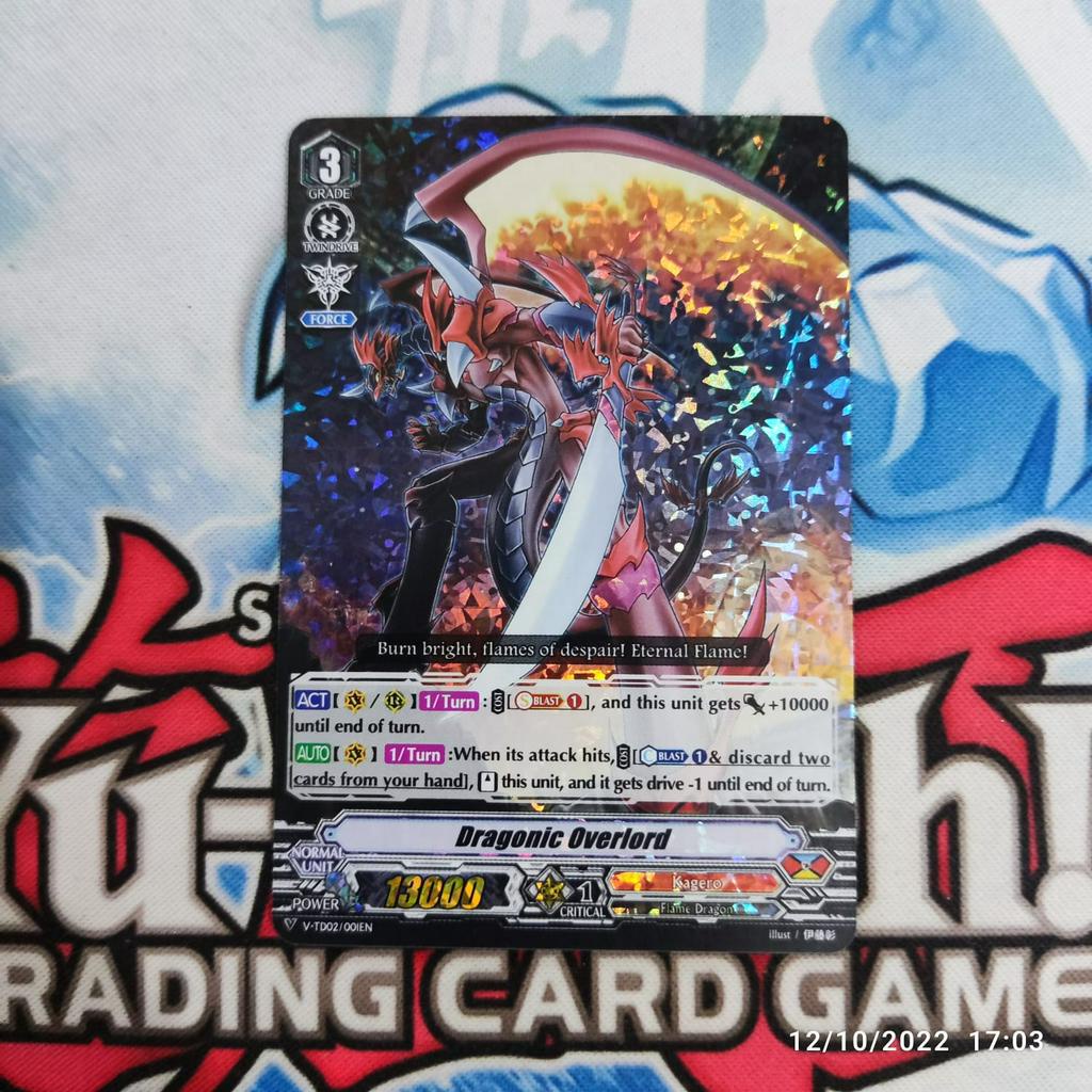 Jual vanguard dragonic overlord V-TD02/001EN Foil original | Shopee Indonesia