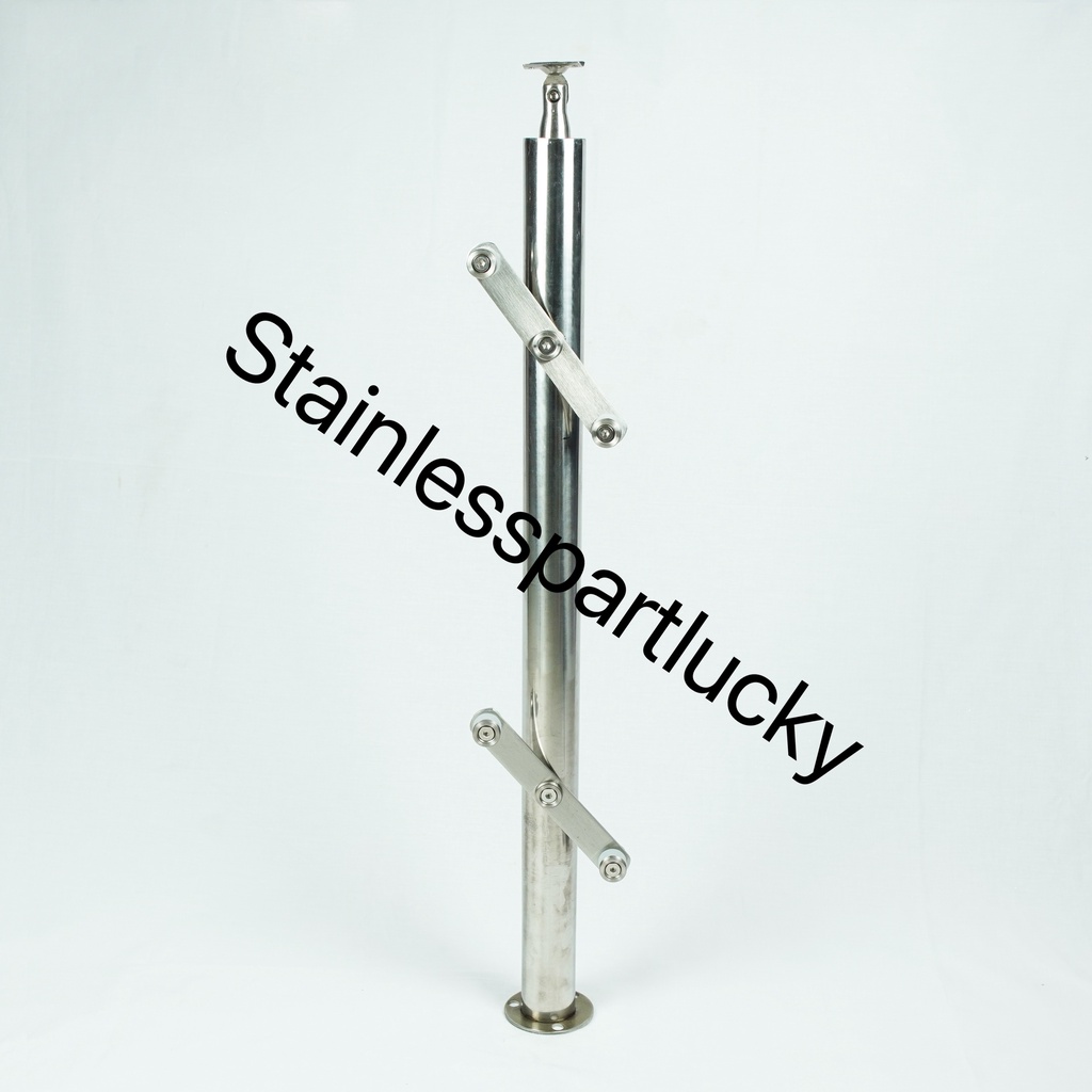 Jual Tiang Railing Tangga Minimalis Kaca Pipa 2" | Shopee Indonesia