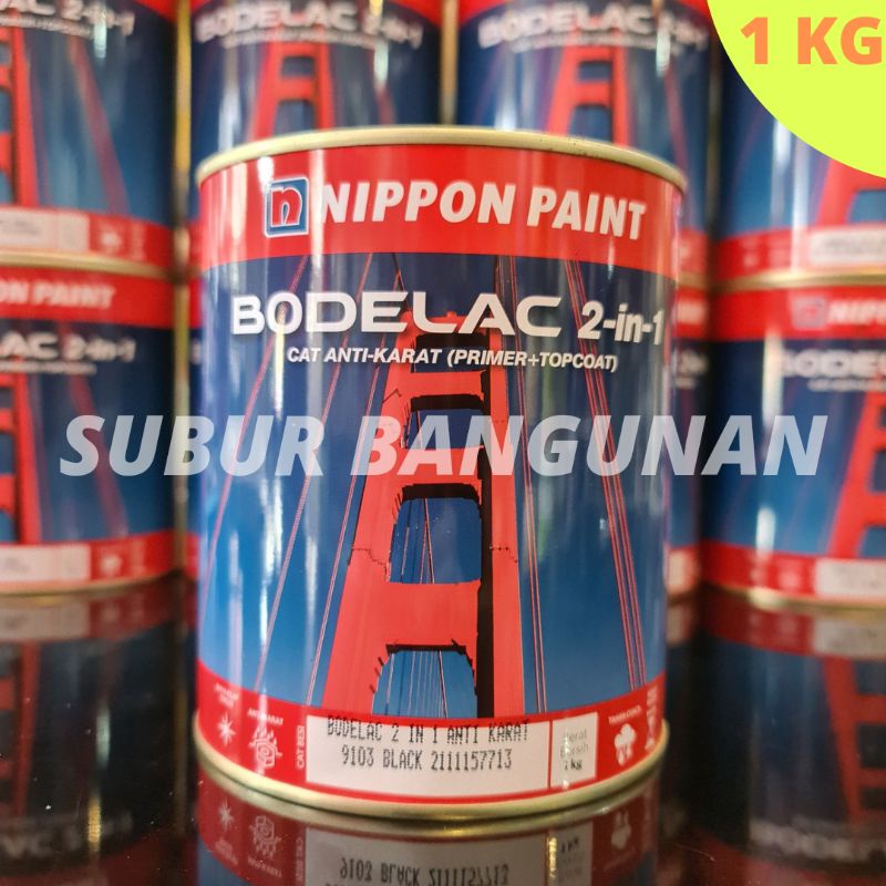 Jual Nippon Bodelac 2 In 1 / Cat Anti Karat (Primer + Top Coat) 1 Kg | Shopee Indonesia