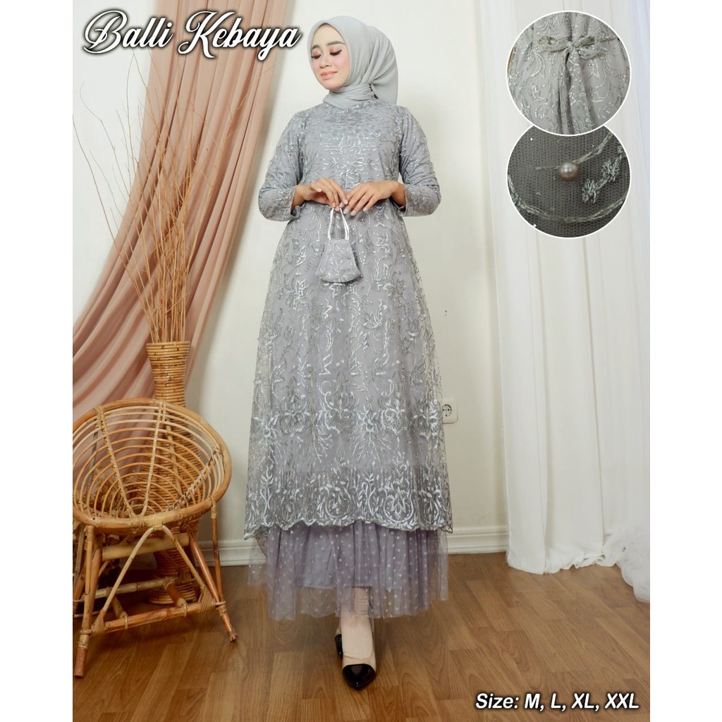 Jual Permata Olshop / Gamis Brukat Tutu Dott LK / Kebaya Gamis Brokat ...