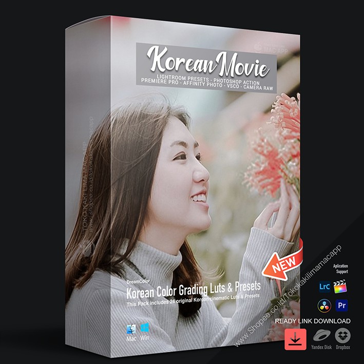 Jual Korean Cinematic Color Grading Luts & Presets | Shopee Indonesia