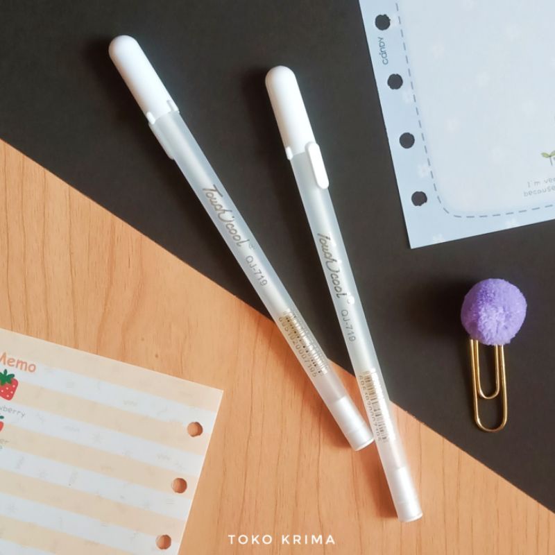 Jual Pulpen Tinta Putih White Ink Pen Touch Cool | Shopee Indonesia