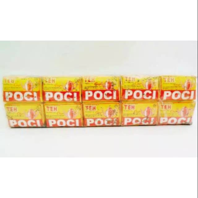 Jual Teh poci kuning 1 slop isi 50 pcs | Shopee Indonesia
