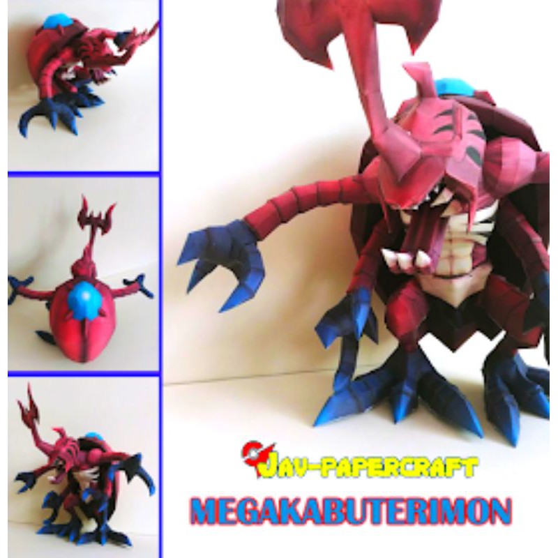 Jual Digimon Megakabuterimon Papercraft | Shopee Indonesia