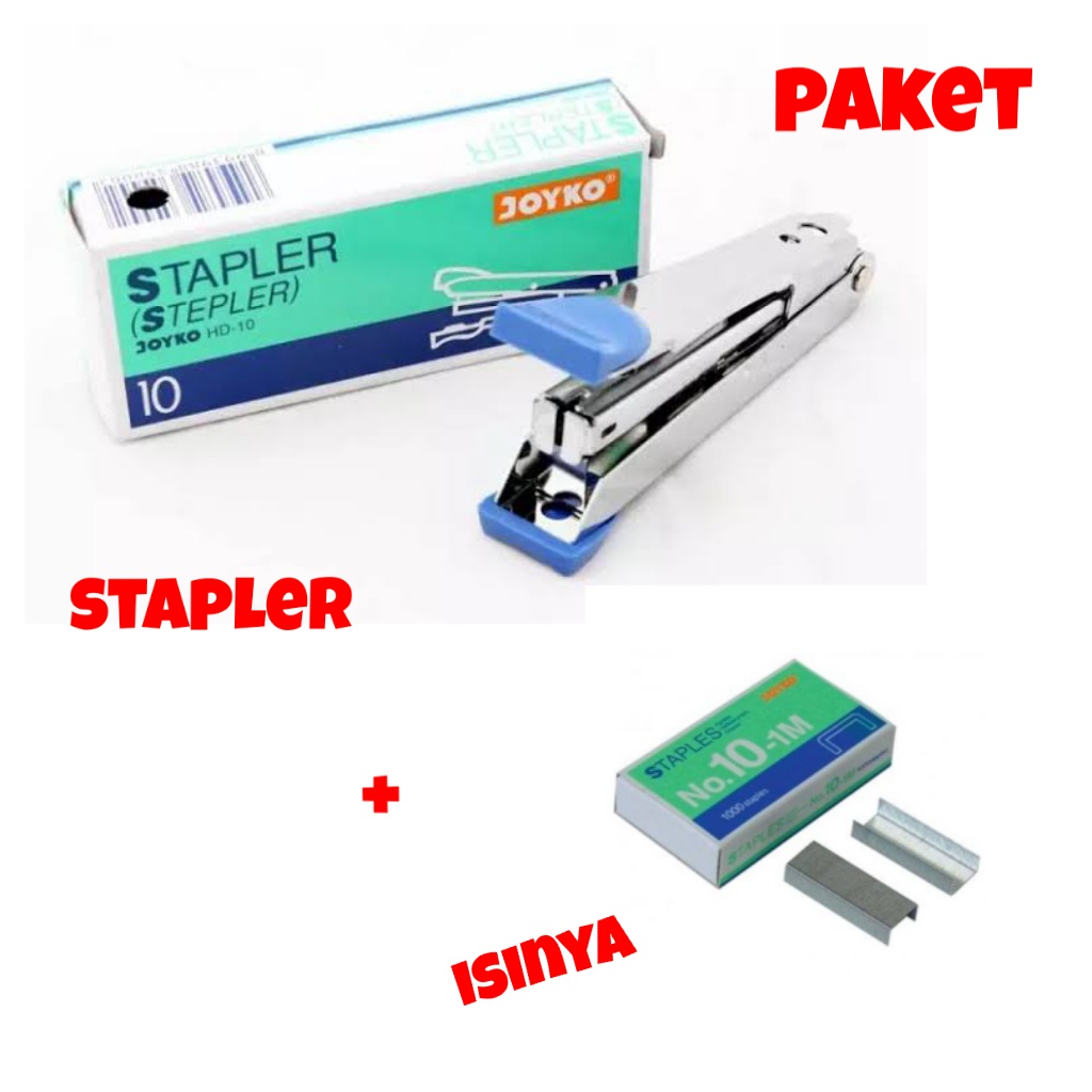 Jual paket Stapler gratis isinya Staples merk Joyko (pengokot ...