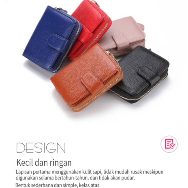 Jual DOMPET KULIT SAPI (DESIGN KECIL NAMUN KAPASITAS BESAR) | Shopee ...