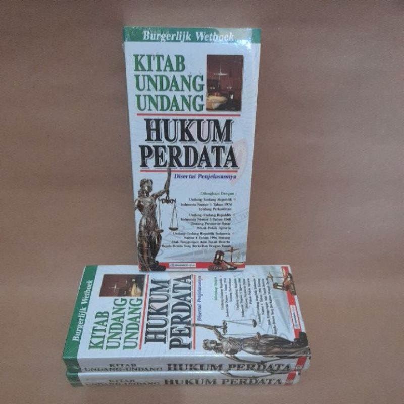 Jual Kitab Undang undang HUKUM PERDATA - Sinarsindo Utama | Shopee ...