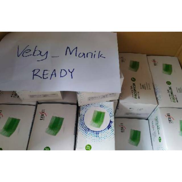 Jual Masker earloop 3ply for surgical. Facemask Trasti Asli READY READY ...