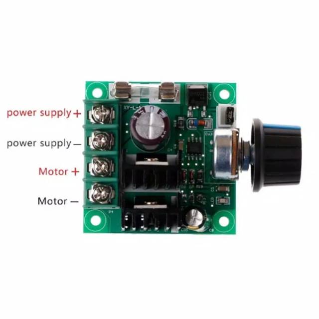 Jual Modul speed controller DC 12V - 40V 10A PWM / pengatur kecepatan motor | Shopee Indonesia