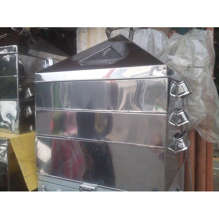 Jual KELAKAT KLAKAT 30 CM 2 SUSUN 3 SUSUN KUKUSAN KOTAK STAINLESS ...