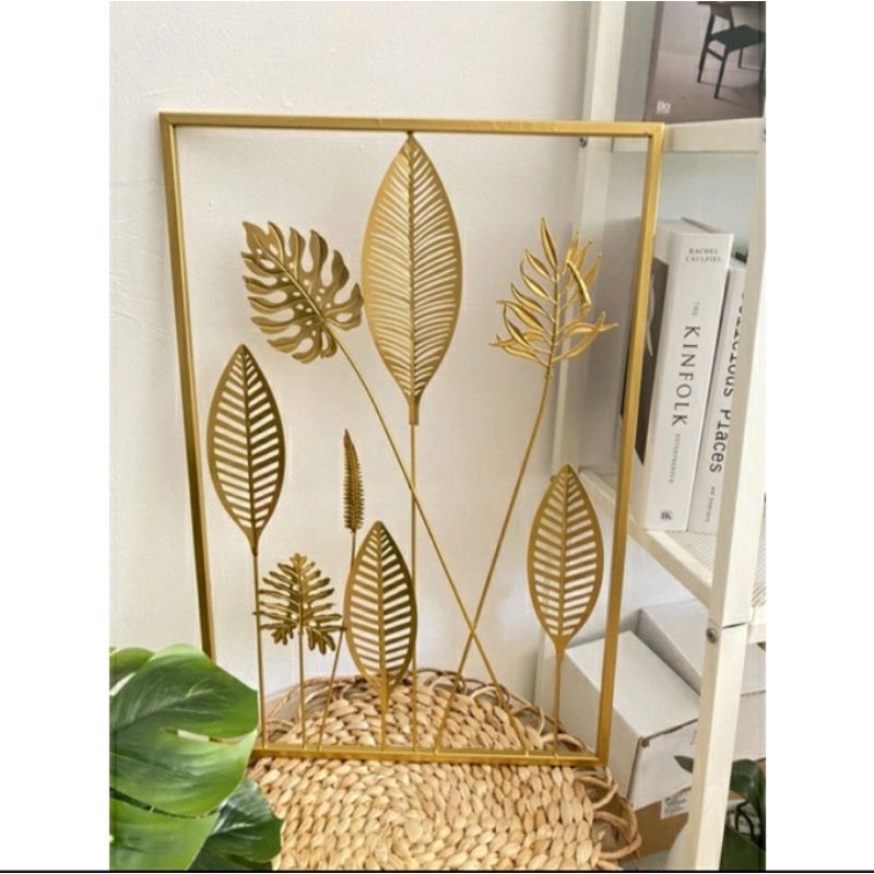 Jual Wall Decor Circle / Pajangan Dinding Besi Emas / pajangan Dinding ...