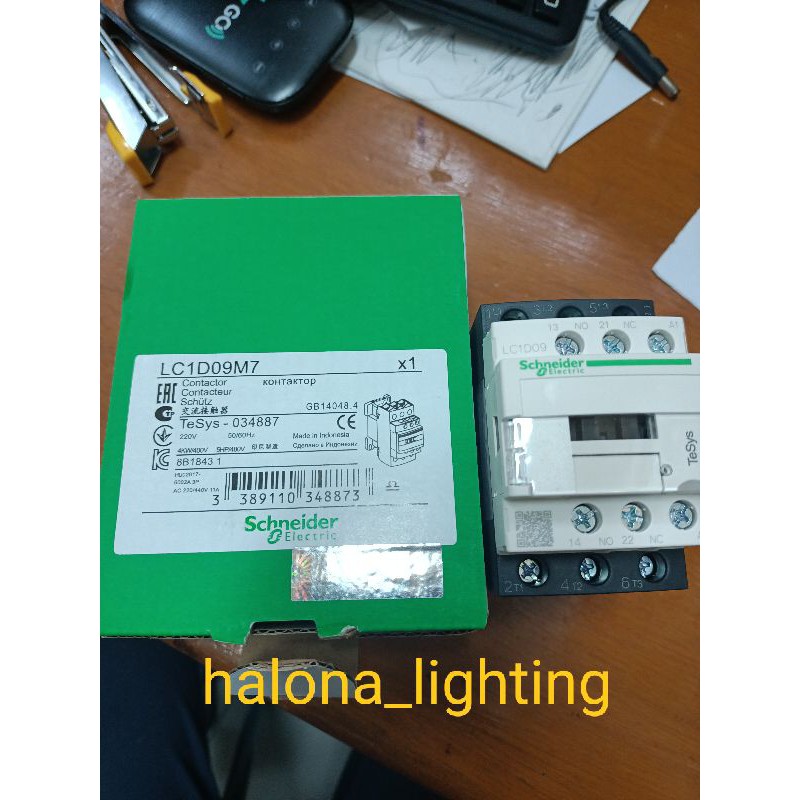 Jual Kontaktor / Contactor SCHNEIDER LC1D09M7 220VAC | Shopee Indonesia