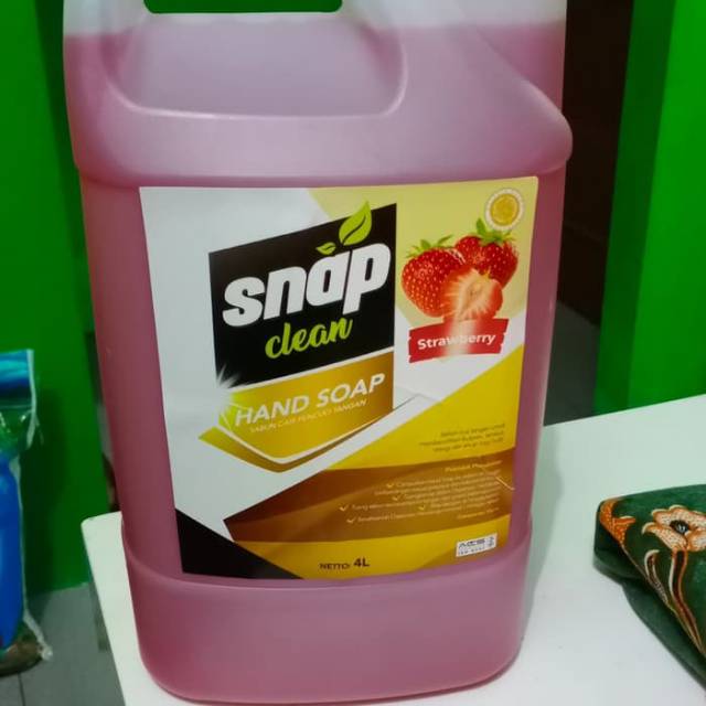 Jual Snap clean hand soap isi 4liter | Shopee Indonesia